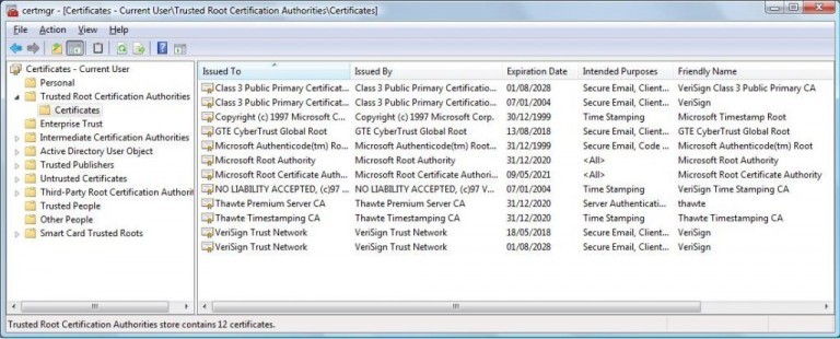 Restore Missing or Invalid Root Certificates on Windows - TeckLyfe Restore Missing or Invalid Root Certificates on Windows - TeckLyfe