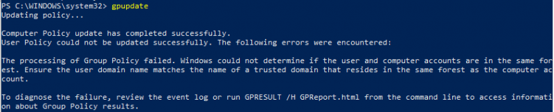 How To Fix Group Policy Error Windows Could Not Determine If The User And Computer Accounts Are