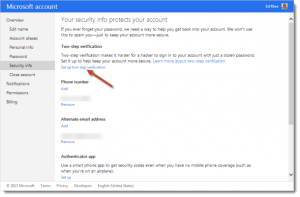 Tech Tip: Enable Two-Step Authentication For Your Microsoft Account ...